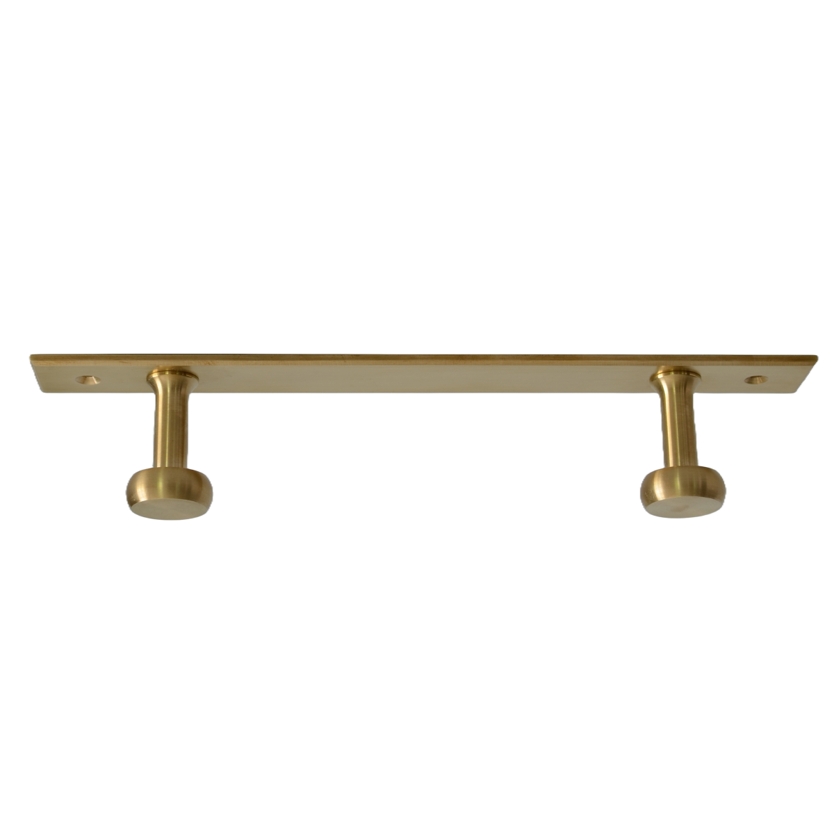 Brass Hanger - Double Button - Solid Brass Homeware | Aurulent